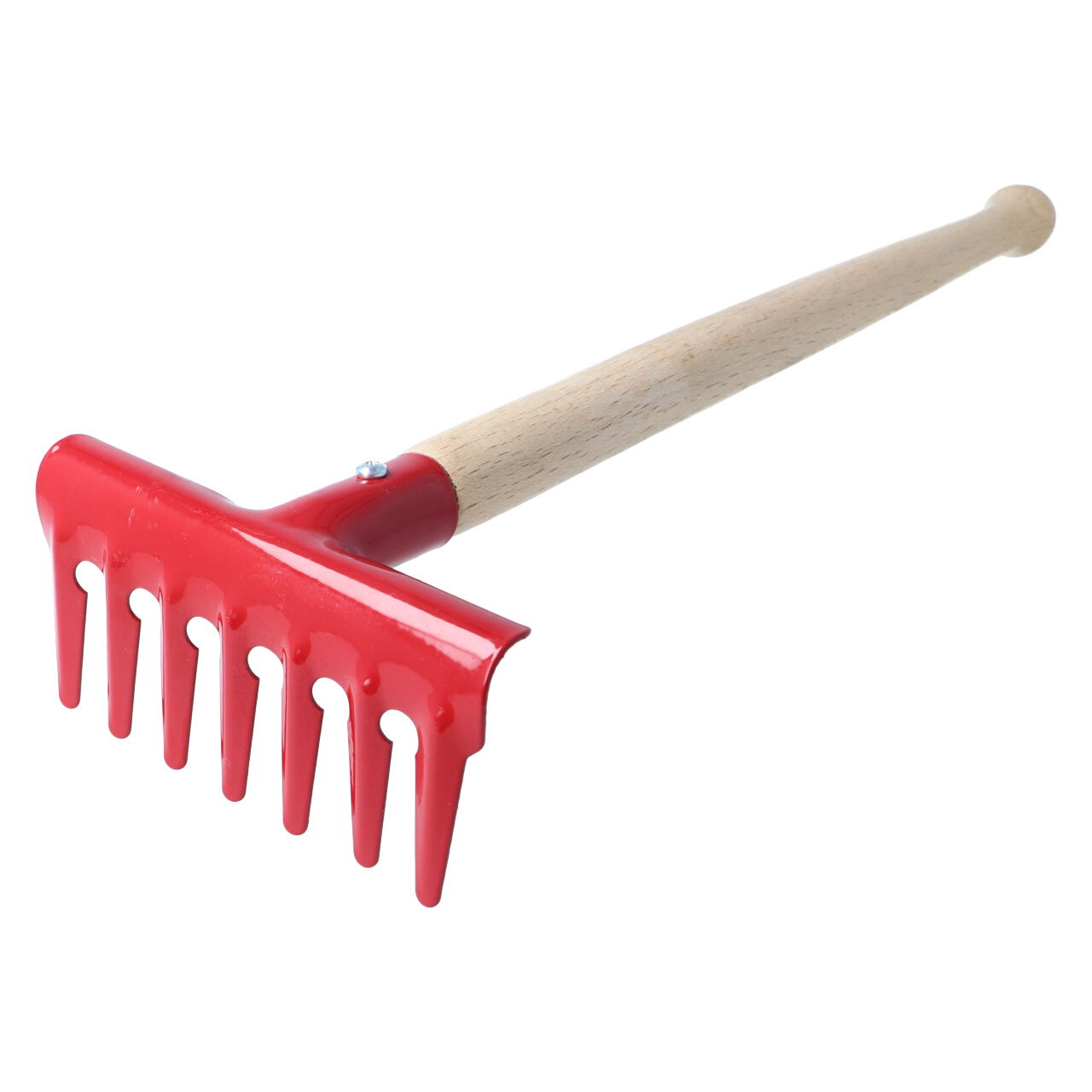 Harke Metall rot Glückskäfer | Holzkasperle